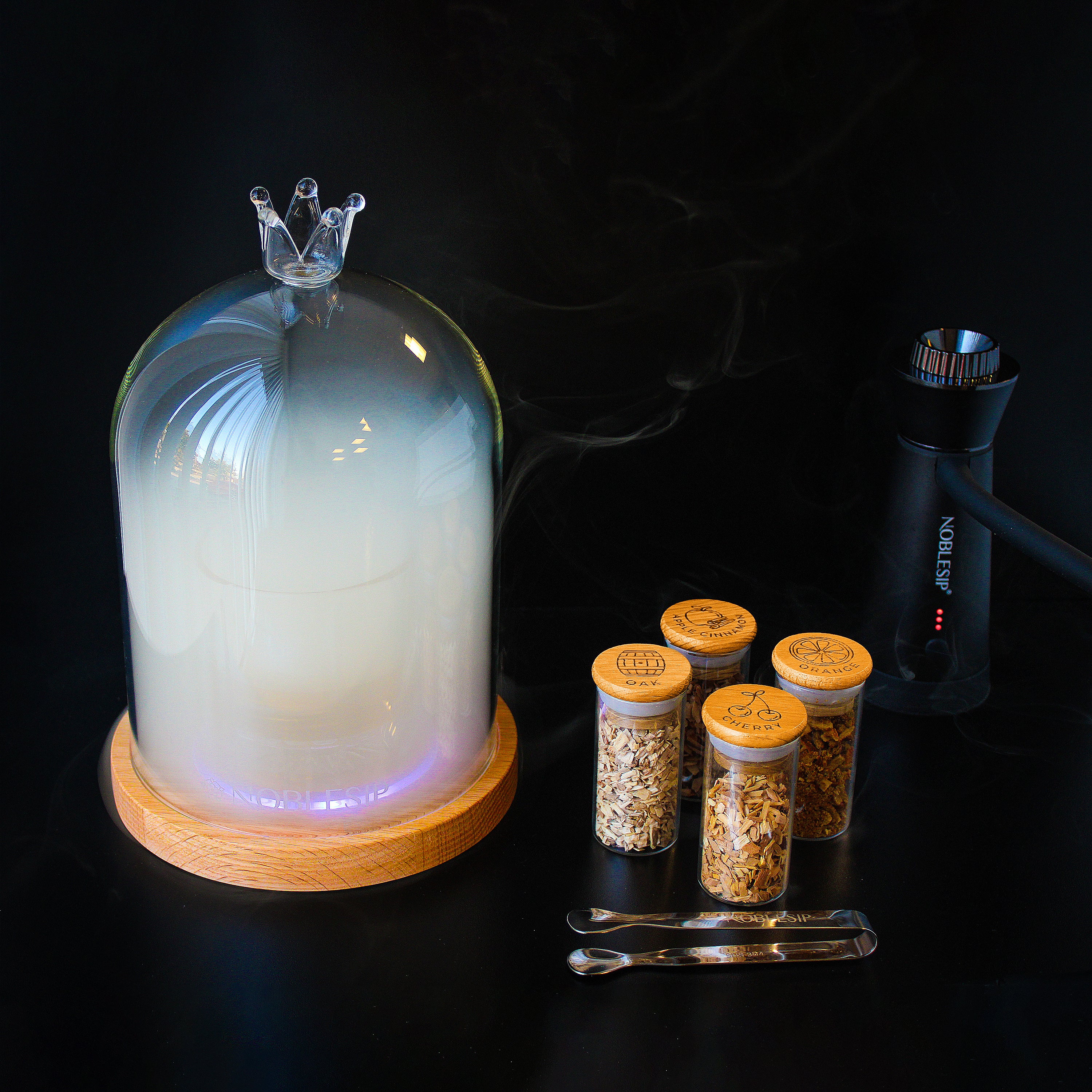 Cocktail Smoker with Glass Dome 𝗣𝗥𝗘𝗠𝗜𝗨𝗠 Kit. All you need to smoke you ...